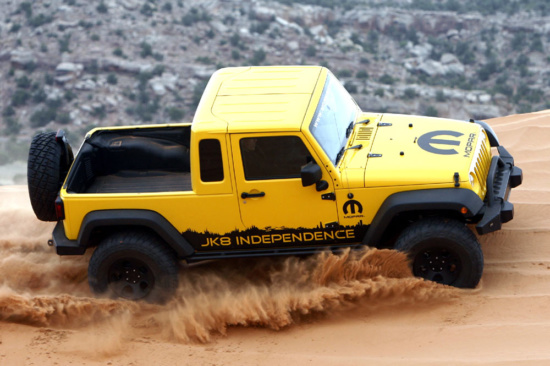 Breaking News, Jeep MOPAR JK8, transformez votre Jeep JK en Pick-Up ...